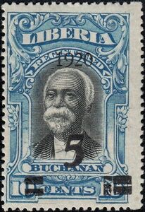 Stamp: Buchanan (Liberia(Registered Letters 1903 Issue Surcharged) Mi ...