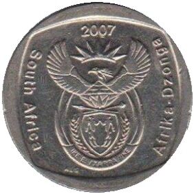 Coin: 2 Rand (South Africa - Afrika Dzonga - English & Tsonga) (South ...