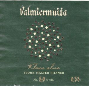Dryckesetikett: Klona alus (Valmiermuižas alus, LettlandCol:LV-BEER-000113