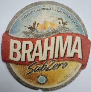 Beer Coaster: Brahma (AMBEV - Companhia de Bebidas das Américas ...