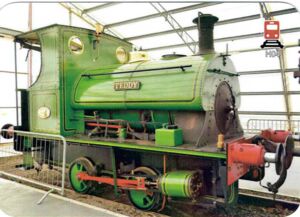 Pocket Calendar: Steam Locomotive Teddy at Railway Museum (Russia ...