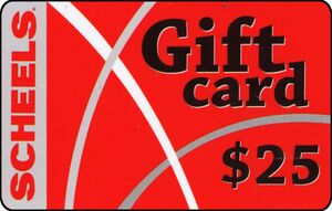 Gift Card: Giftcard 25 (Scheels, United States of America(Scheels) Col ...