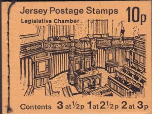 Stamp: Legislative Chamber (Jersey(Definitive Series 1970-1975: Views ...