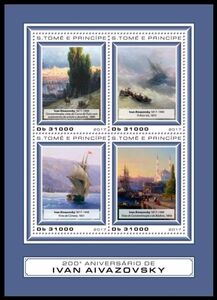Známka: 200th Anniversary of the Birth of Ivan Aivazovsky (Svatý Tomáš ...