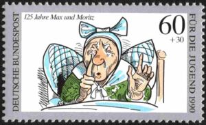 Stamp: Widow Bolte (Germany, Federal Republic(Youth Welfare: 125th ...