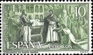 Stamp: El Cid (Spain(El Cid) Mi:ES 1337,Sn:ES 1124,Yt:ES 1112,Sg:ES ...