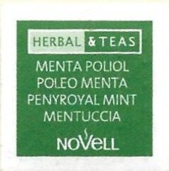 Tea Label: Menta Poliol Poleo Menta Penyroyal Mint mentuccia (NoVell ...