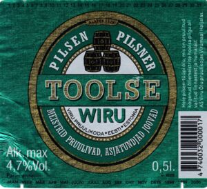 Drink Label: Toolse Wiru (AS «Viru Õlu», EstoniaCol:EE-BEER-000591