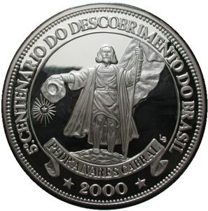 Coin: 12 Ounce (500th Anniversary Discovery of Brazil) (Brazil(2000 ...