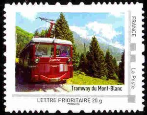 Stamp: Tramway de Mont Blanc (France: Personalized stamps(Collector ...