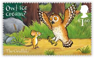 Stamp: Owl Ice Cream? (United Kingdom of Great Britain & Northern ...