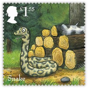 Stamp: Snake (United Kingdom of Great Britain & Northern Ireland) (The ...