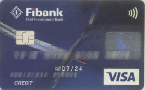 Bank Card: FiBank Visa Credit Dark Blue - 05/19/009 (First Investment ...