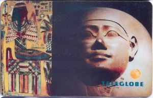 Carte téléphonique: Teleglobe - Head of Sphinx (Remote Memory Egypt ...