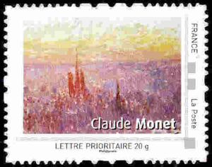 Stamp: Claude Monet (France: Personalized stamps) (Collector: Normandy ...