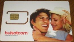 Functional Card: Bulsatcom card (TV Access, Bulgaria(Bulsatcom) Col:BG ...