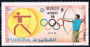 Stamp: Archery, USA (Fujairah (Fujeira)(Summer Olympic Games 1972 ...