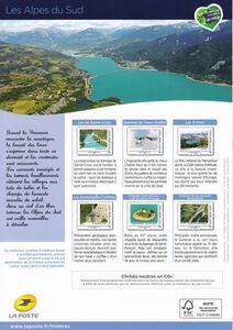 Stamp: The French mountains - The Southern Alps (France: Personalized ...