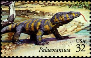 Stamp: Palaeosaniwa (United States of America(The World of Dinosaurs ...