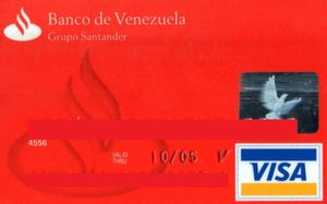 Bank Card: Banco de Venezuela - Grupo Santander (Banco De Venezuela ...