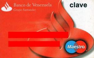 Bank Card: Banco de Venezuela - Grupo Santander - Clave (Banco De ...