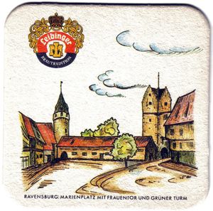 Beer Coaster: Leibinger (Brauerei Max Leibinger GmbH, Germany, Federal ...