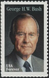 Stamp: George H.W. Bush (United States of AmericaMi:US 5615,Sn:US 5393 ...