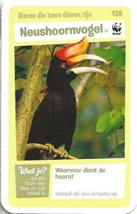 Meal Toy: Neushoornvogel (Chain store, Netherlands(Superdieren) Col:ALB ...