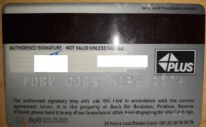 Bank Card: BpB - Bank for Business (BpB - Bank for Business, KosovoCol ...