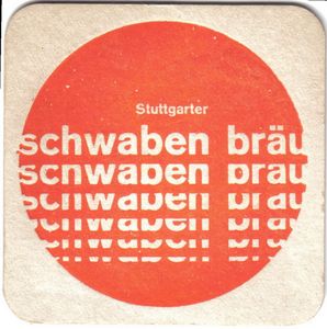 Beer Coaster: Schwaben-Bräu (Bier-Brauerei Robert Leicht, Germany ...