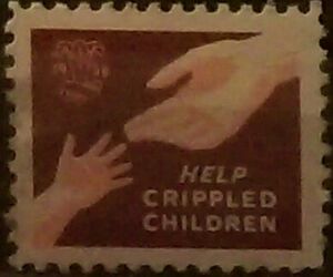 Stamp: Help Crippled Children (Canada: Cinderella Stamps(Crippled ...