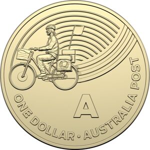 Coin: 1 Dollar (The Great Aussie Coin Hunt - Letter A - Australia Post ...