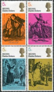 Stamp: Charles Dickens (United Kingdom of Great Britain & Northern ...