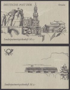 Stamp: Booklet-Dresden (Commemorative stamps) (Germany, Democratic ...