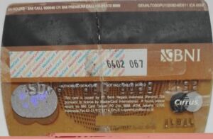 Bank Card: Style Titanium (Bank BNI, IndonesiaCol:ID-MC-0075.01