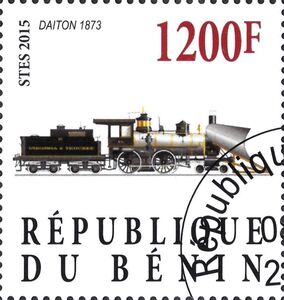 Stamp: Daiton 1873 (Benin: Illegal Stamps(Locomotives (2015)) Col:BJ ...