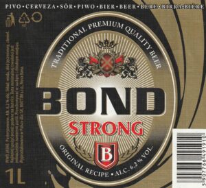 Drink Label: Bond Strong (Browar Połczyn Zdrój, PolandCol:PL-BEER-005811