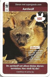 Meal Toy: Aardwolf (Chain store, Netherlands(Superdieren) Col:ALB-2011 ...