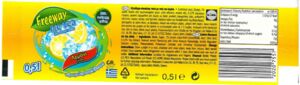 Drink Label: Freeway Ice Tea Lemon (Lidl Hellas & Co O.E., GreeceCol:GR ...