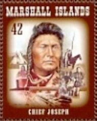 Stamp: Chief Joseph (Marshall Islands) (Wild West personalities) Mi:MH ...