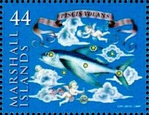 Stamp: Piscis Volans (Marshall Islands(Constellations) Mi:MH 2454,Sn:MH ...