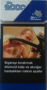 Cigarette Pack: Tekel 2000 Blue 100`s (Türkiye (Turkey)Col:TR-CT-0043 🚬