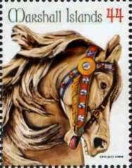 Stamp: Carousel Horse (Marshall Islands(Carousel Horses) Mi:MH 2631,Sn ...
