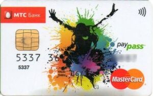 Bank Card: MTS Bank chip paypass (MTS Bank, RussiaCol:RU-MC-1228