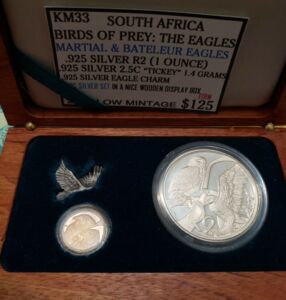 Coin: 2 Rand (Martial and Bateleur Eagles) (South Africa) (1961~Today ...