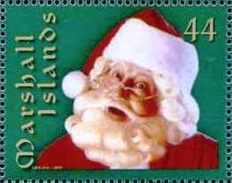 Stamp: Santa Claus (Marshall Islands(Christmas 2010) Mi:MH 2661,Sn:MH ...