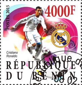 Stamp: Cristiano Ronaldo (Benin: Illegal Stamps(Footballers of the ...