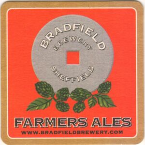 Beer Coaster: Farmers Ales (Bradfield Brewery, United Kingdom of Great ...
