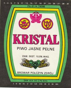 Drink Label: Kristal jasne pelne (Browar Połczyn Zdrój, PolandCol:PL ...