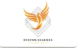 Gift Card: Golden Phoenix on White Card (Phoenix Roasters Co., United ...